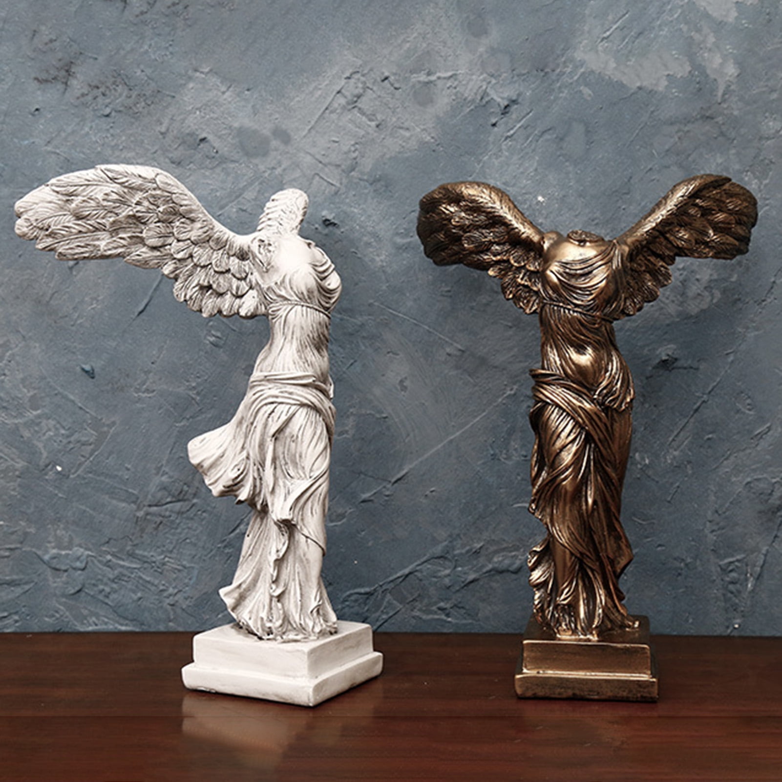 Taosunzt Desktop Statue Clear Carved Good Posture Spreading Wings Resin ...