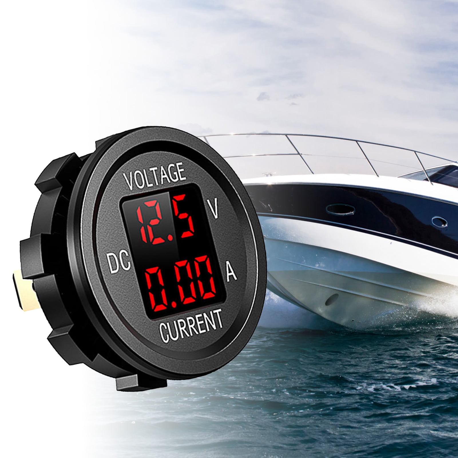 Taosunzt Digital Voltmeter Ammeter Universal High Precision Dual LED ...