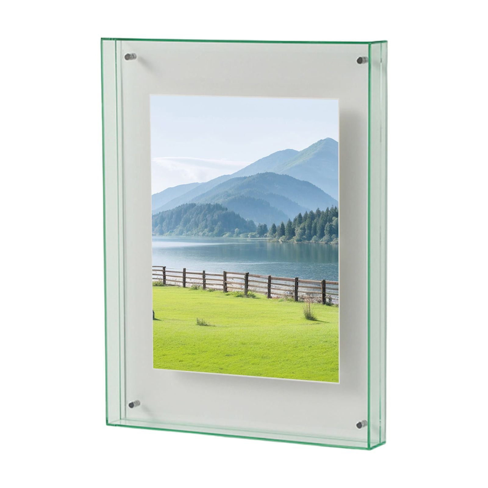 Taosunzt Floating Photo Frame Horizontal Vertical Neon Acrylic Home ...
