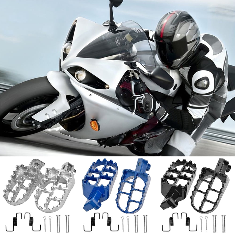 Taosunzt Footrest Foot Pegs Pedals for Yamaha PW50/80 TW200 CRF50/70 ...