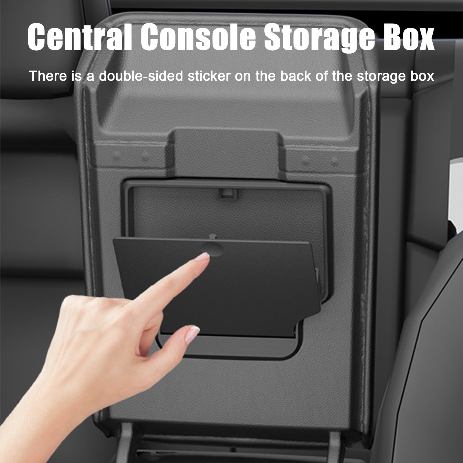 Taosunzt Hidden Storage Box Center Console Case Universal Easy ...