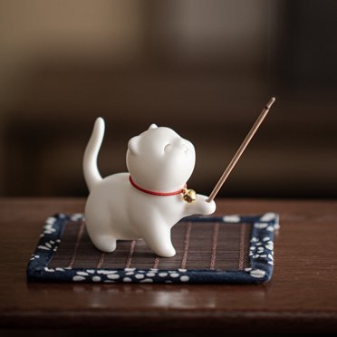 Incense Holder, Leaf and Cute Animal Incense Burner Holder, Resin ...