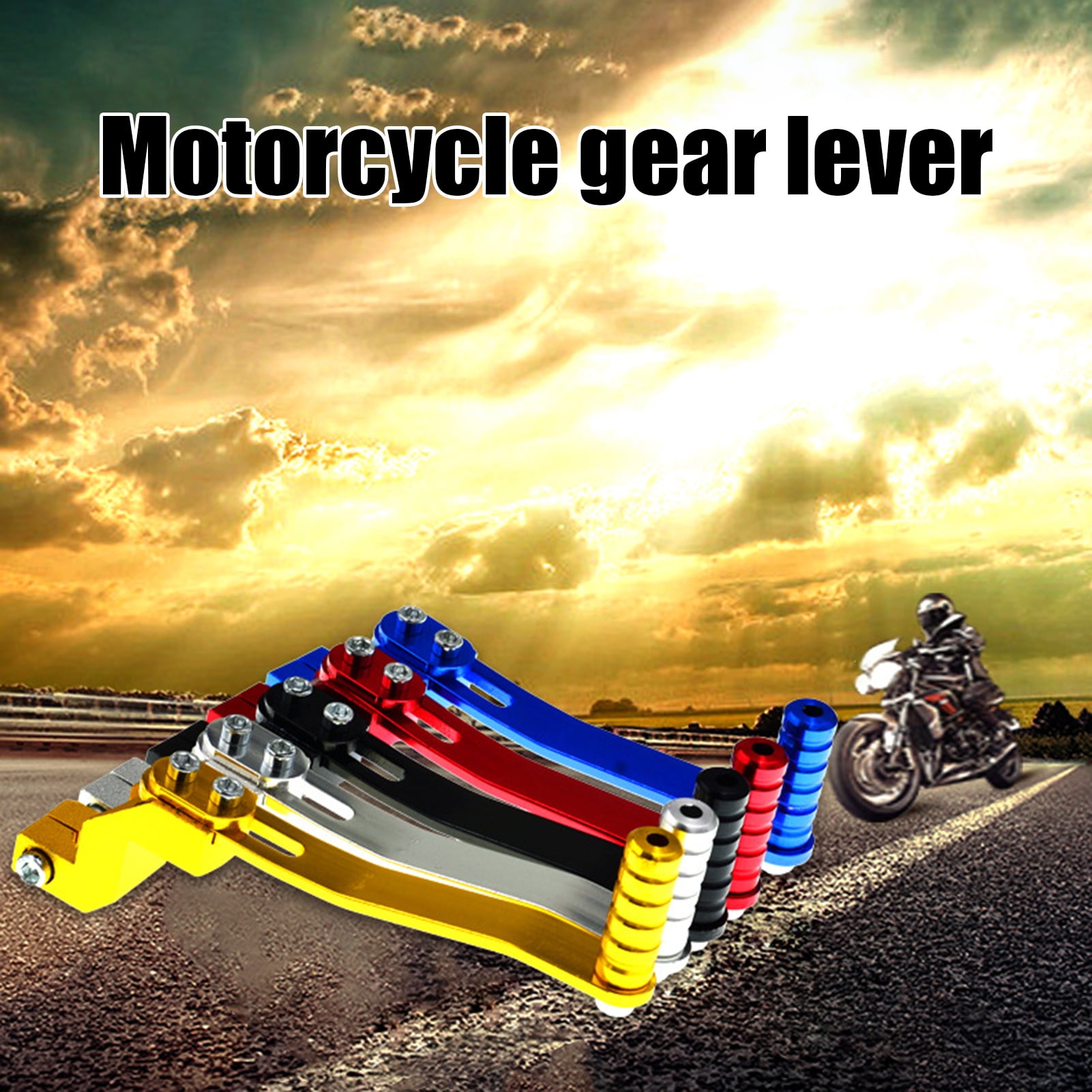Taosunzt Motorcycle Gear Shift Lever Pedal Shifter Lever Rustproof ...