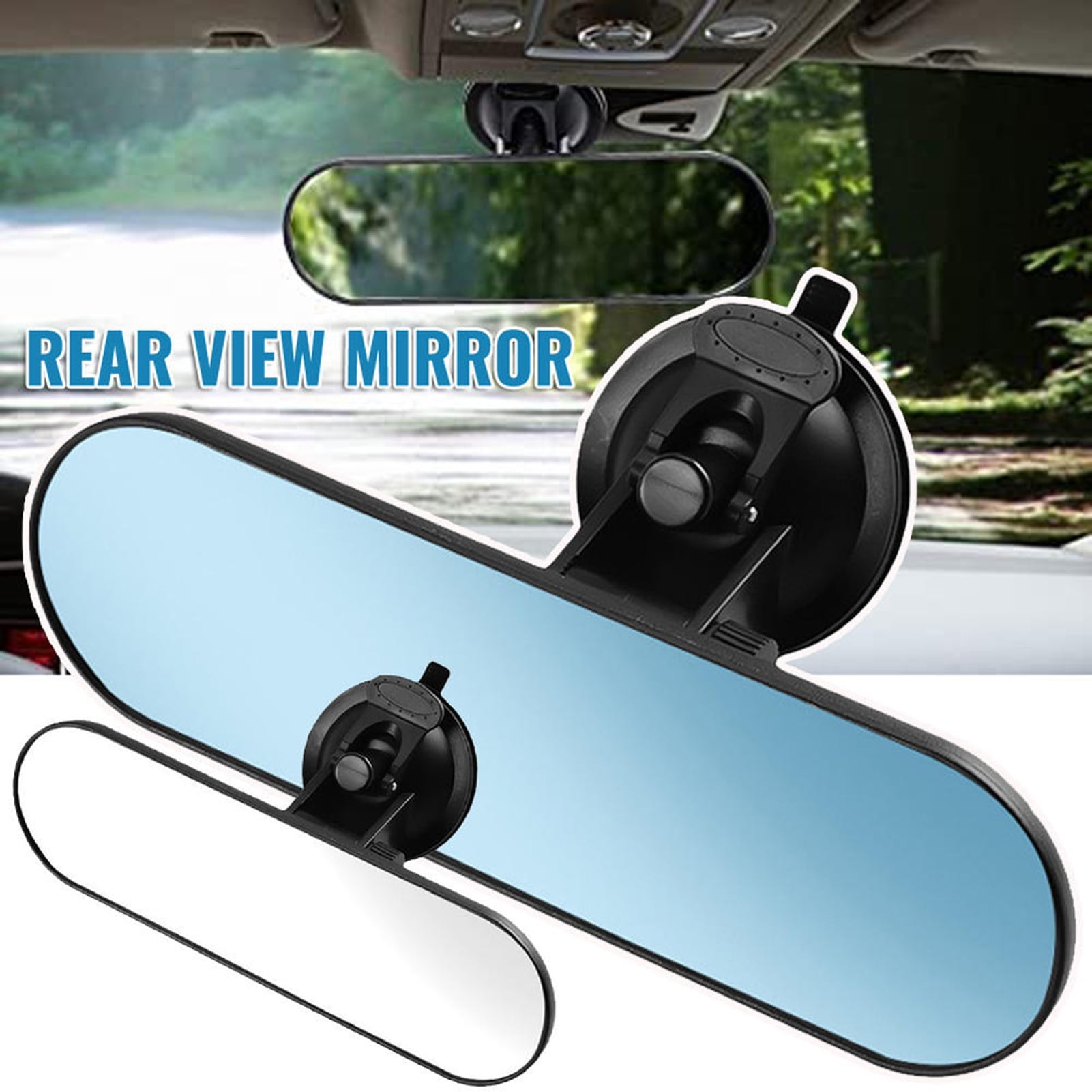 Taosunzt Rear View Mirror Anti Strong Suction Cup Interior Car Examiner ...
