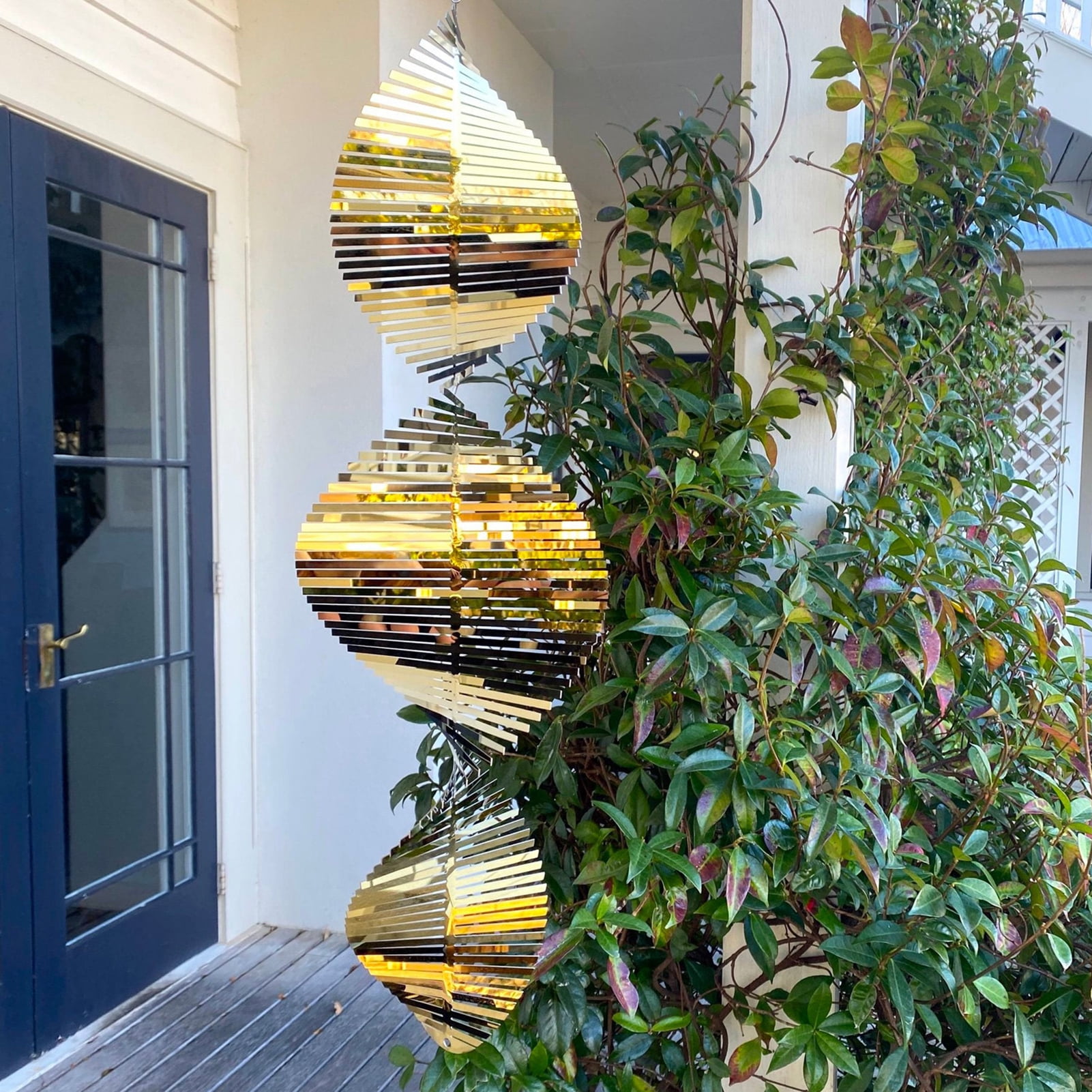 Taosunzt Spiral Wind Spinner Decoration Weather-proof Indoor Outdoor ...