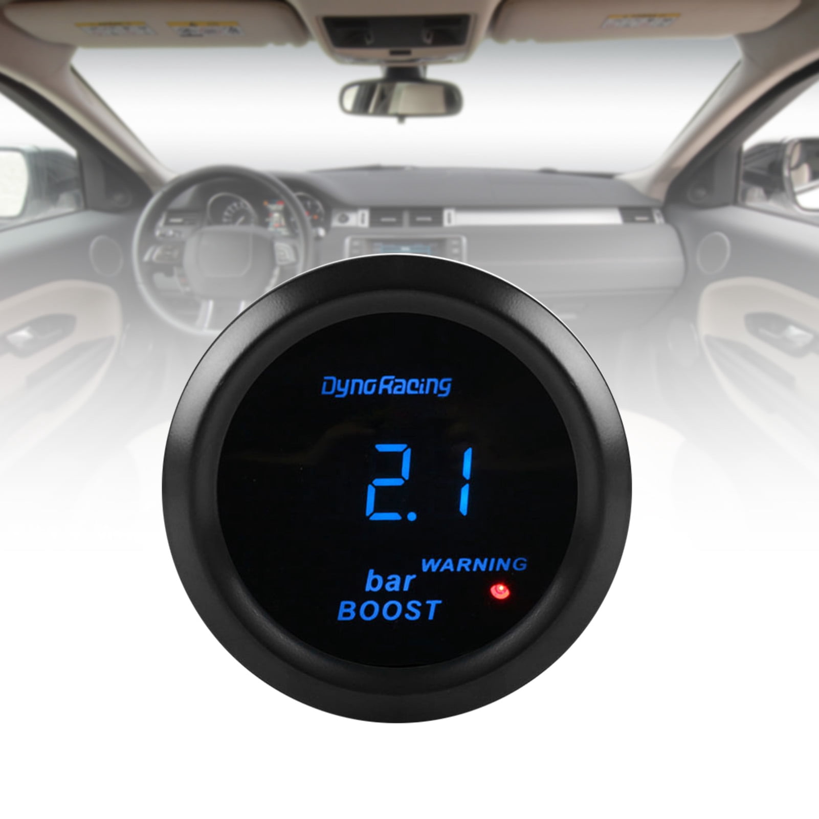 Taosunzt Turbo Gauge Digital Blue LED ABS 52mm Turbo Pressure Meter for ...
