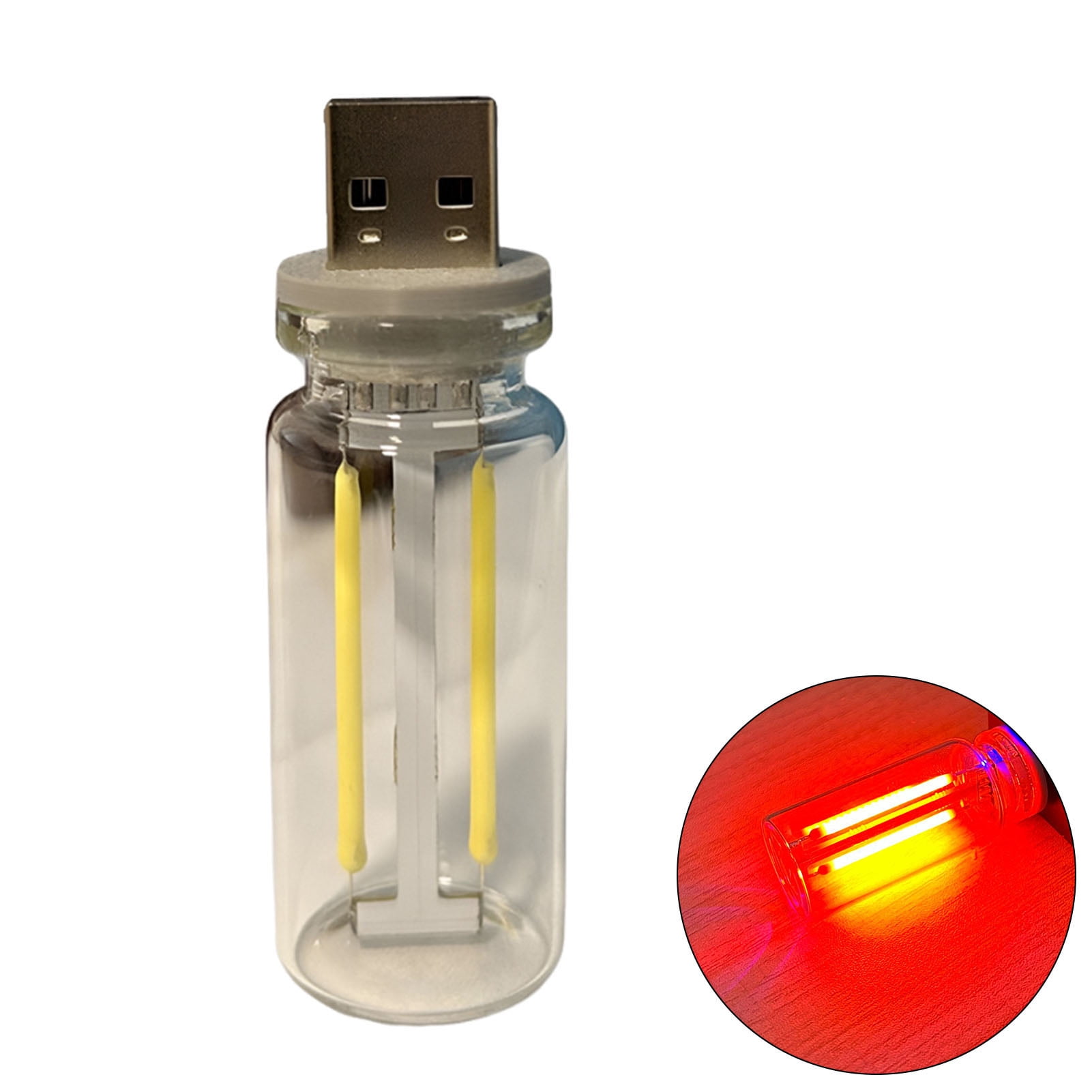Taosunzt USB Car Light Retro Punk Style LED Car Interior Atmosphere ...