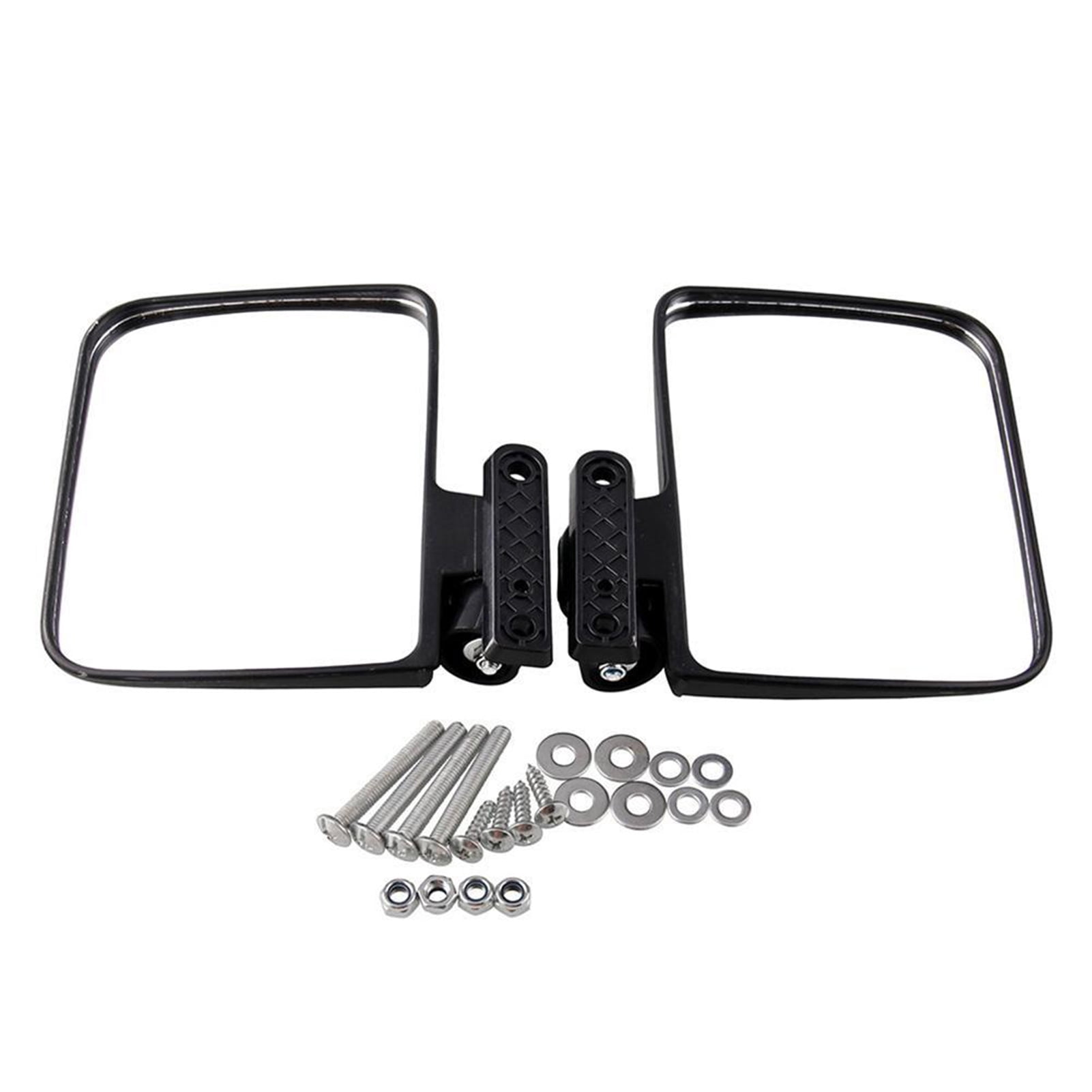 Taosunzt Universal Golf Cart Rearview Mirror Extra Wide Adjustable No ...