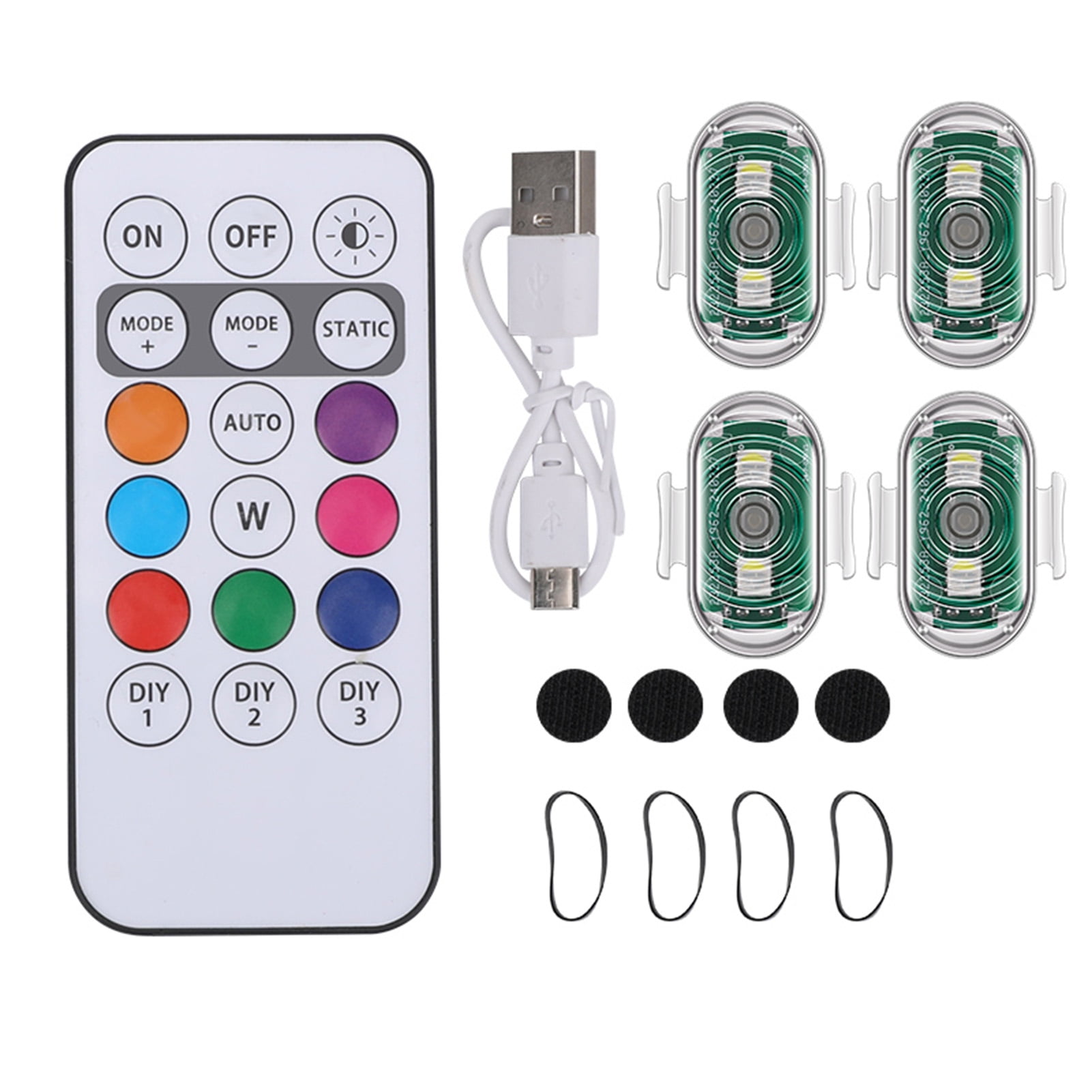 Taosunzt Wireless LED Strobe Light with Remote Control Multiple ...