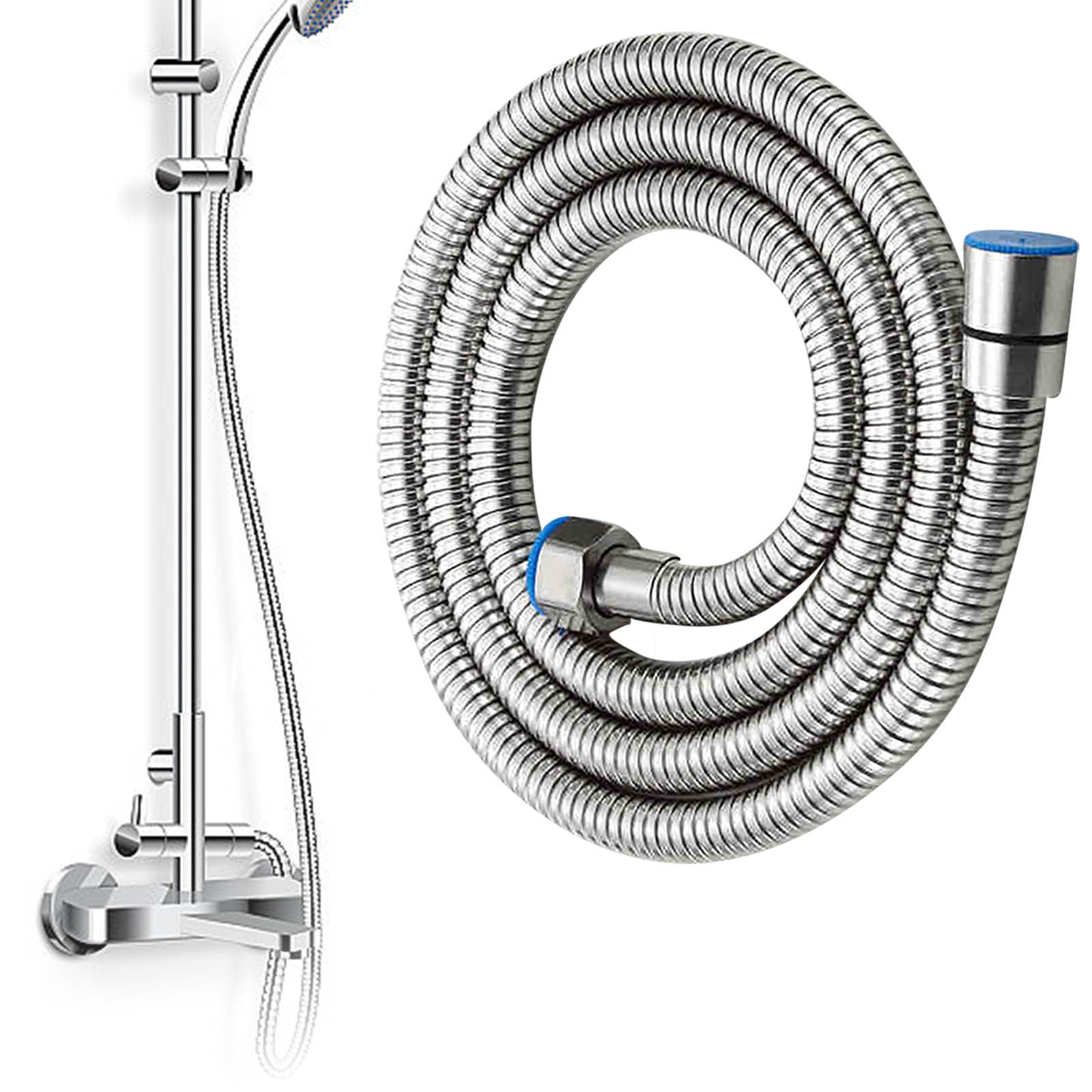 Taotanxi 118 inches Shower Hose, 9.8 feet Long 304 Stainless Steel ...