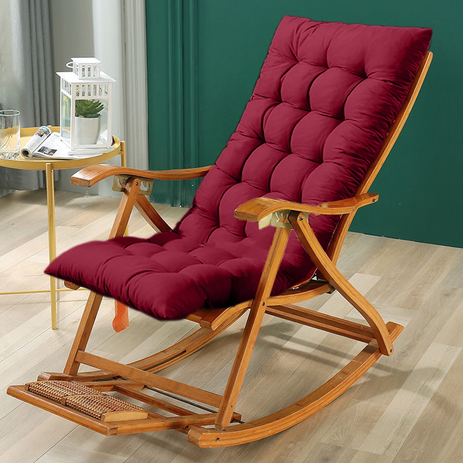 Taotanxi 18 Inches (Approx. 45.7 Cm) Large Rocking Chair Cushion With ...