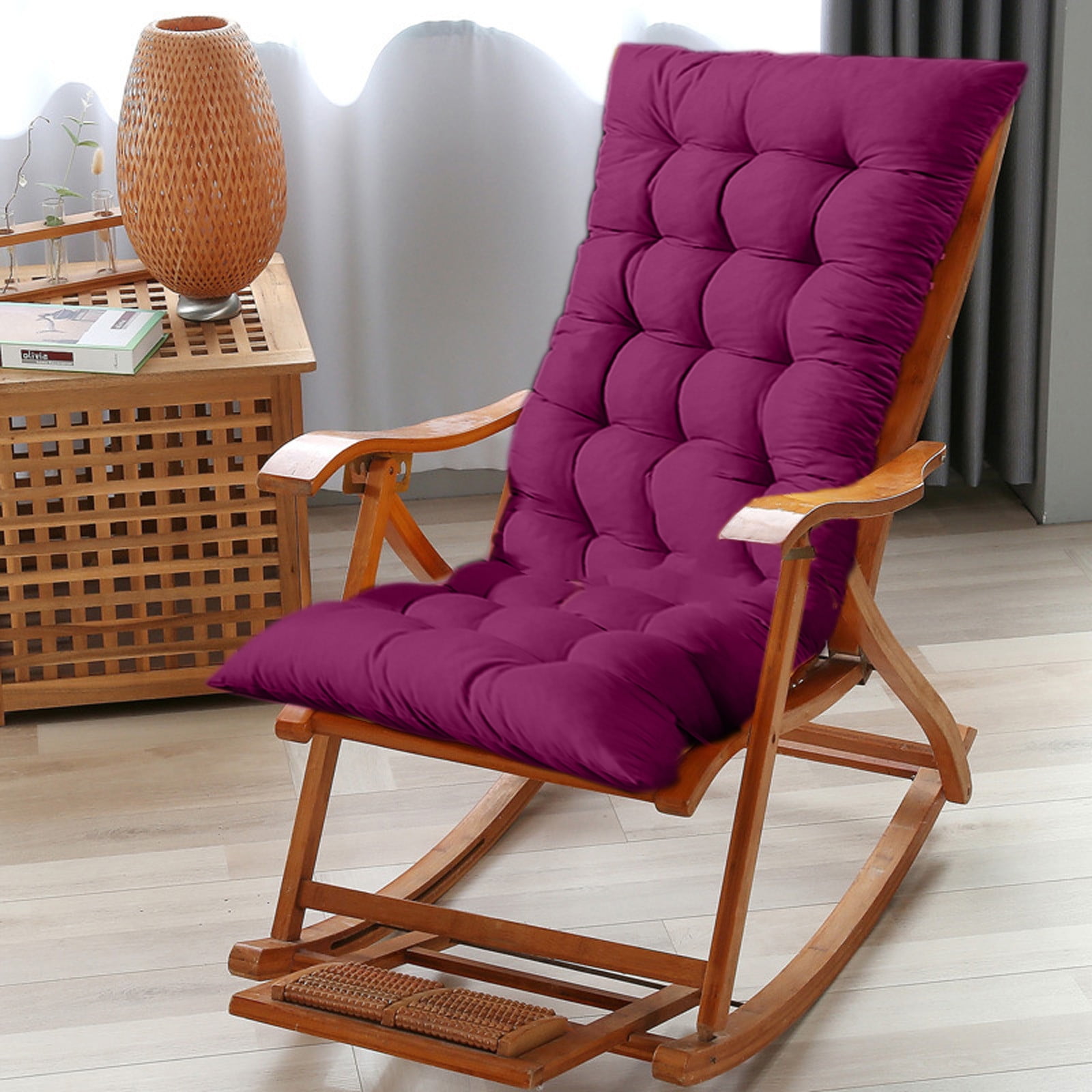 Taotanxi 18 Inches (Approx. 45.7 Cm) Large Rocking Chair Cushion With ...