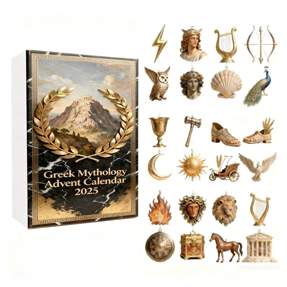 Taotanxi 2025 Greek Mythology Advent Calendar, 24 Days Greek Mythology ...