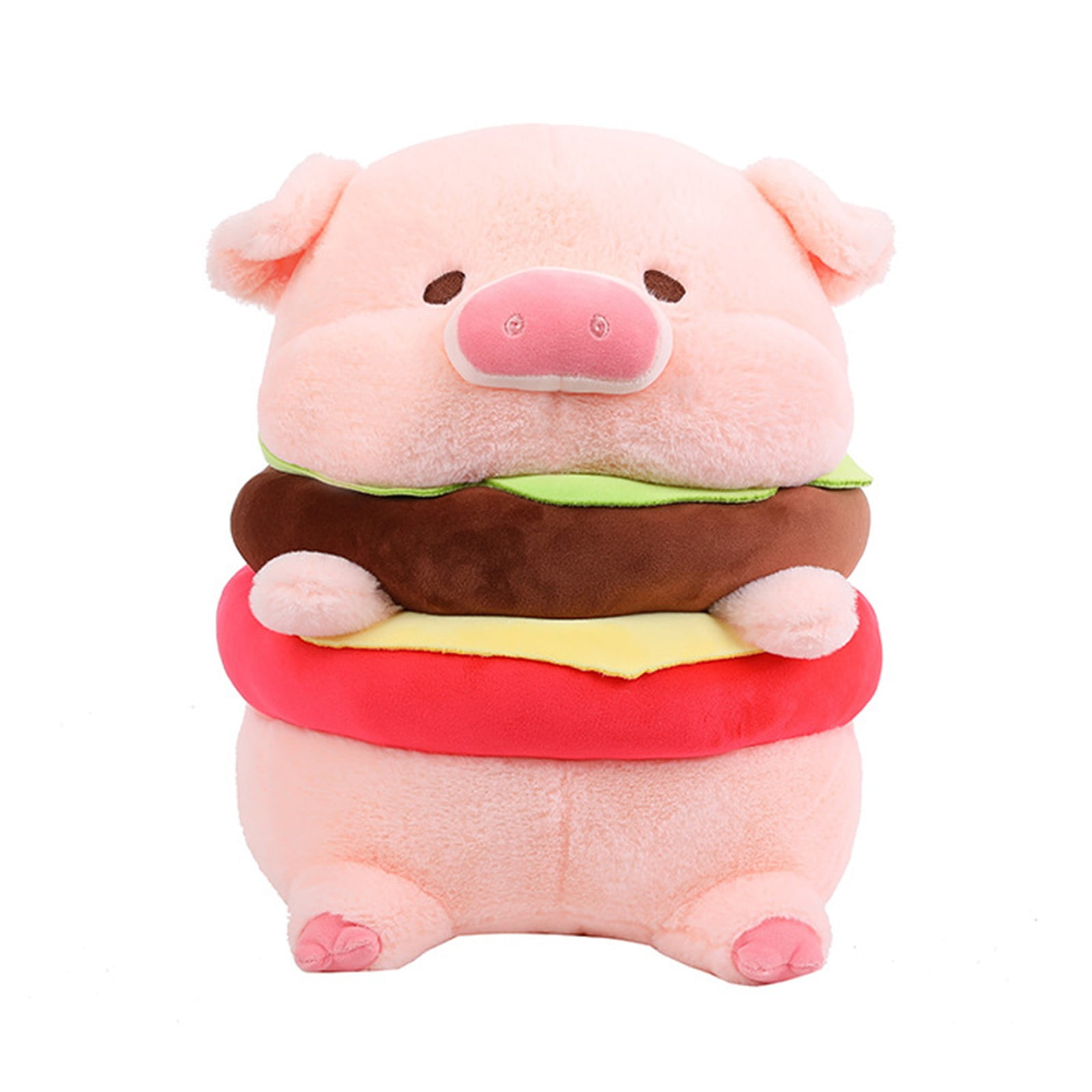 Taotanxi 8.7 Inch Piggy Cute Plush Toy,Fat Head And Ears Cute White ...