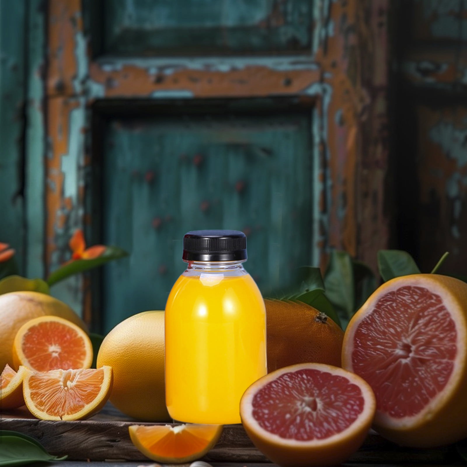 Taotanxi 9 Oz Plastic Juice Bottles Empty Clear Containers with Tamper ...