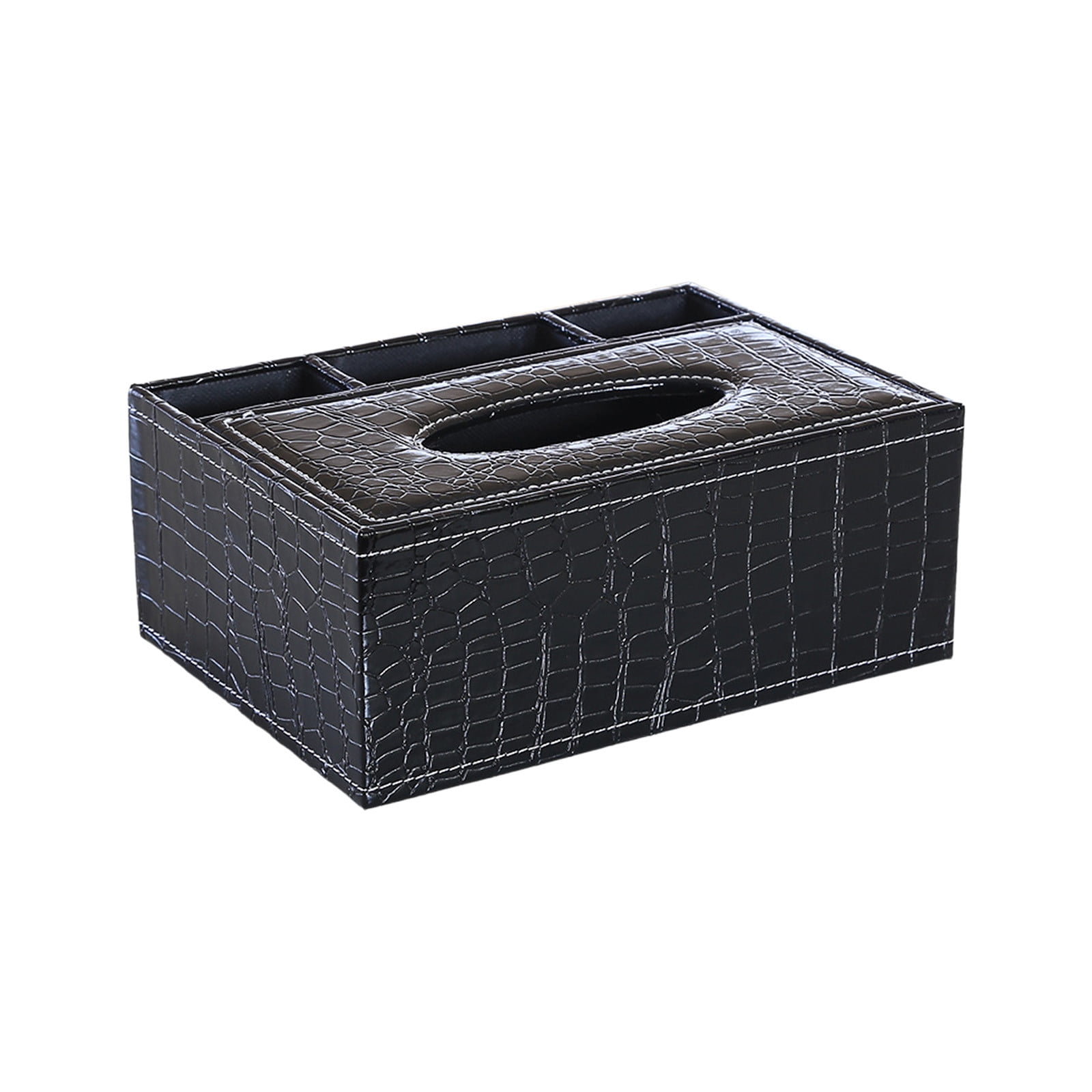 Taotanxi Antique PU Leather Tissue Box Cover with Magnetic Bottom ...
