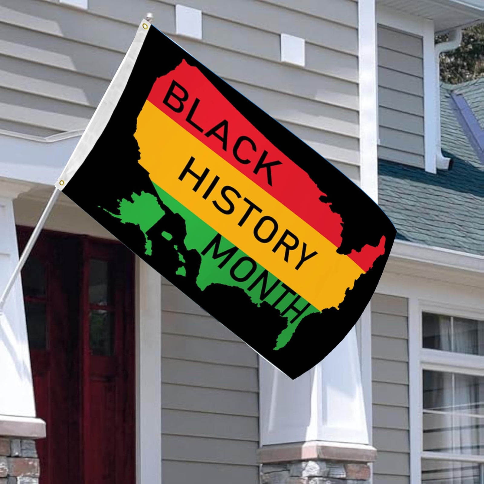 Taotanxi Black History Month Afro American Country Flag 3X5 Ft Flags ...