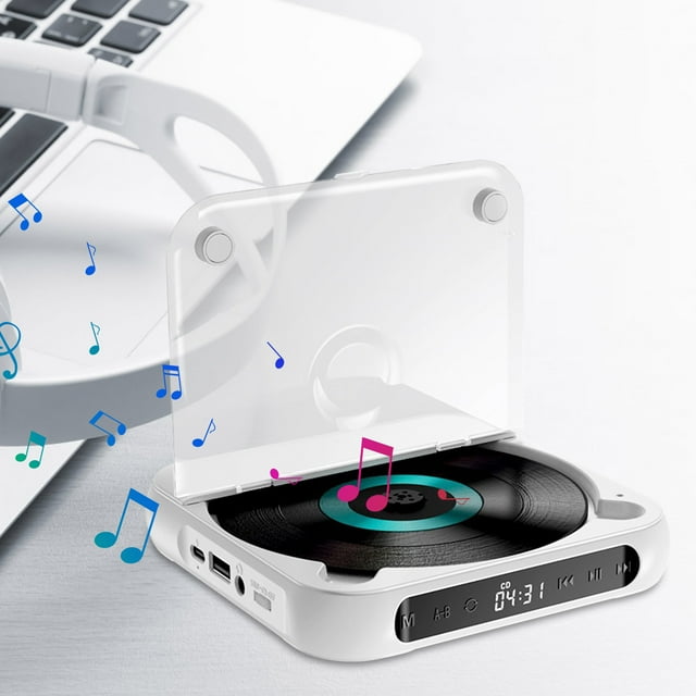 Taotanxi CD Player Portable with Stereo Speakers Bluetooth 5.1 | Small ...