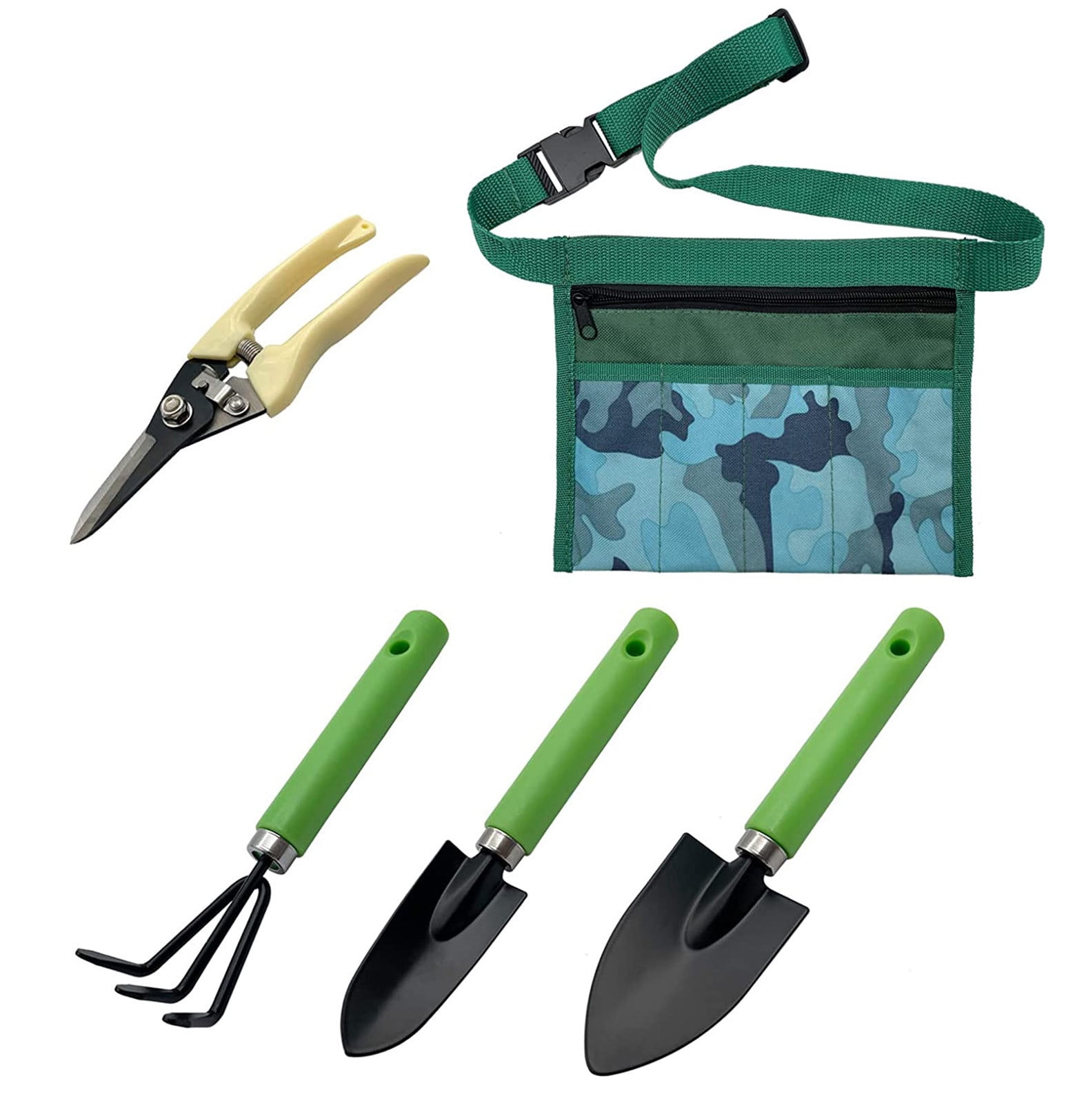 Taotanxi Garden Tool Set, 5 Piece Metal Gardening Tools With Weeder ...