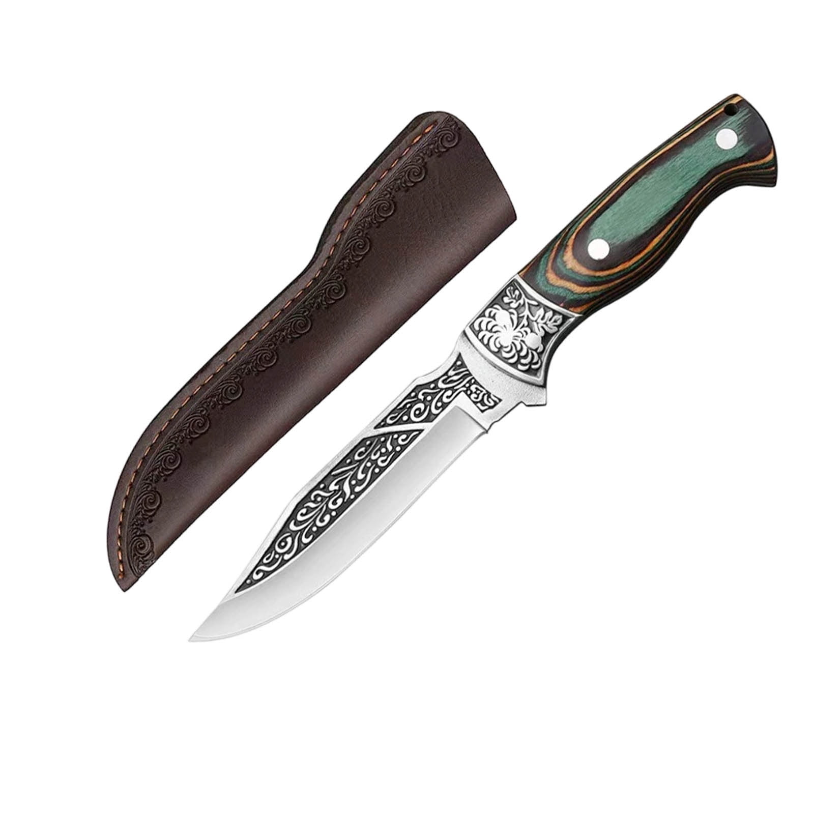 Taotanxi Hand-forged Carved Steel Head Boning Knife, Portable Multi ...