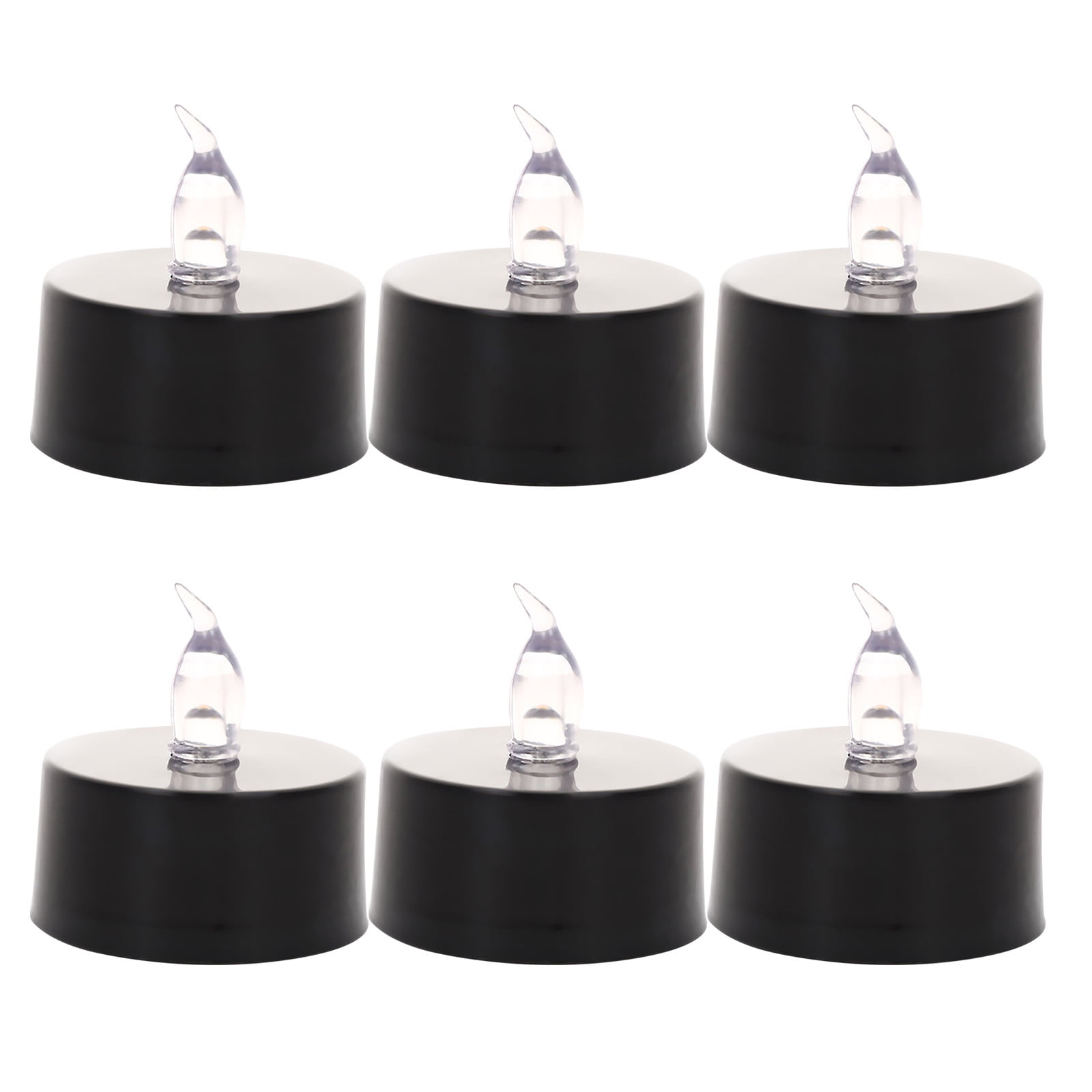 Taotanxi LED Tea Lights, 6 Pack Flickering Flameless Tea Lights, Warm ...