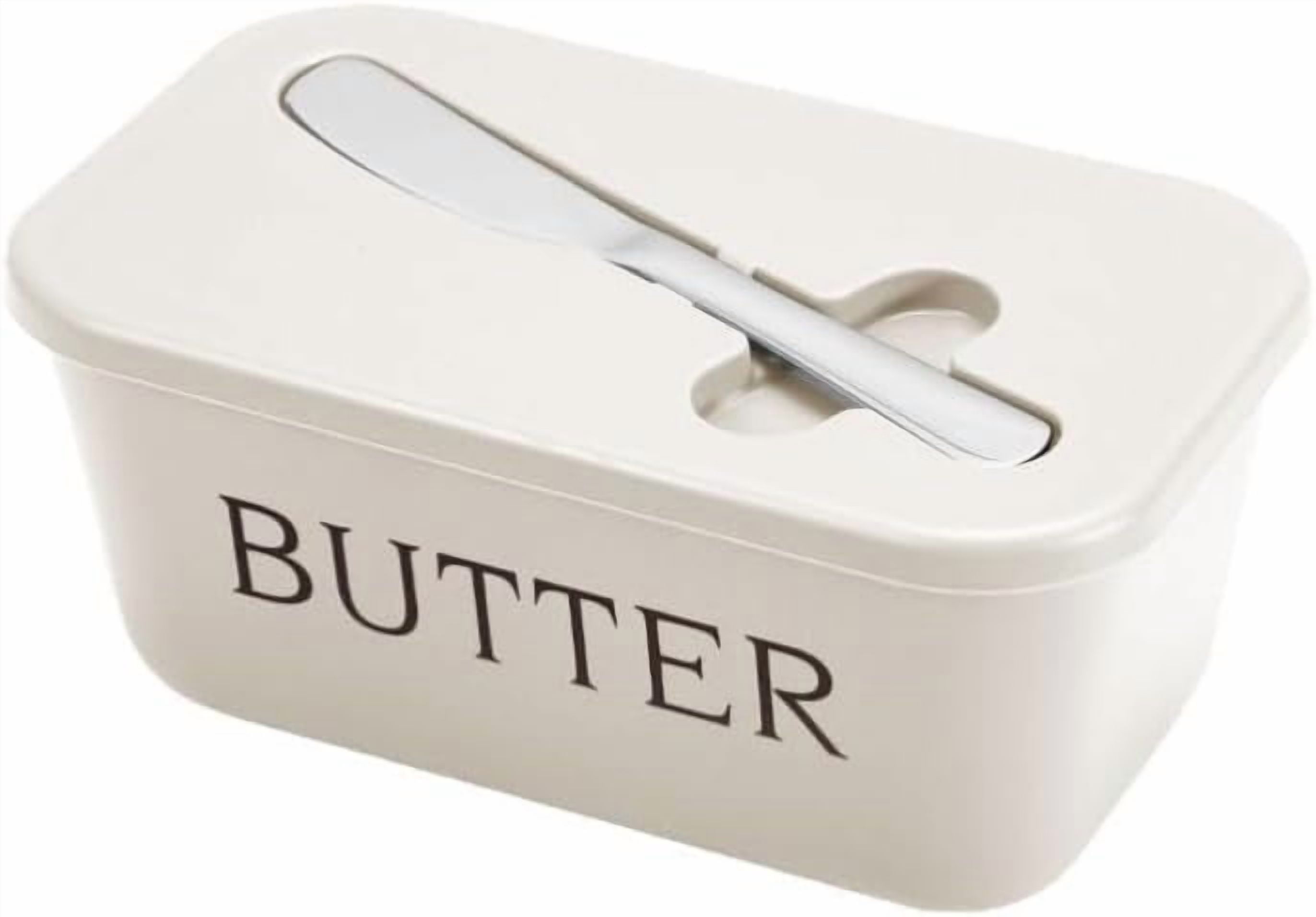 Taotanxi Large Butter Dish with Lid for Countertop Butter Container ...