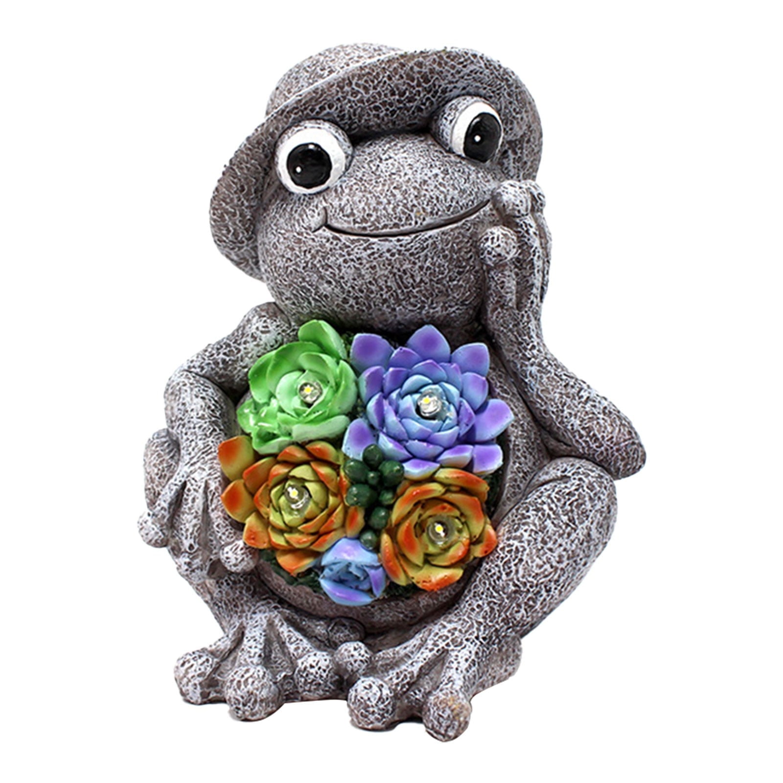 Taotanxi Outdoor Garden Decor, Solar Yard Outdoor Frog Statue With ...