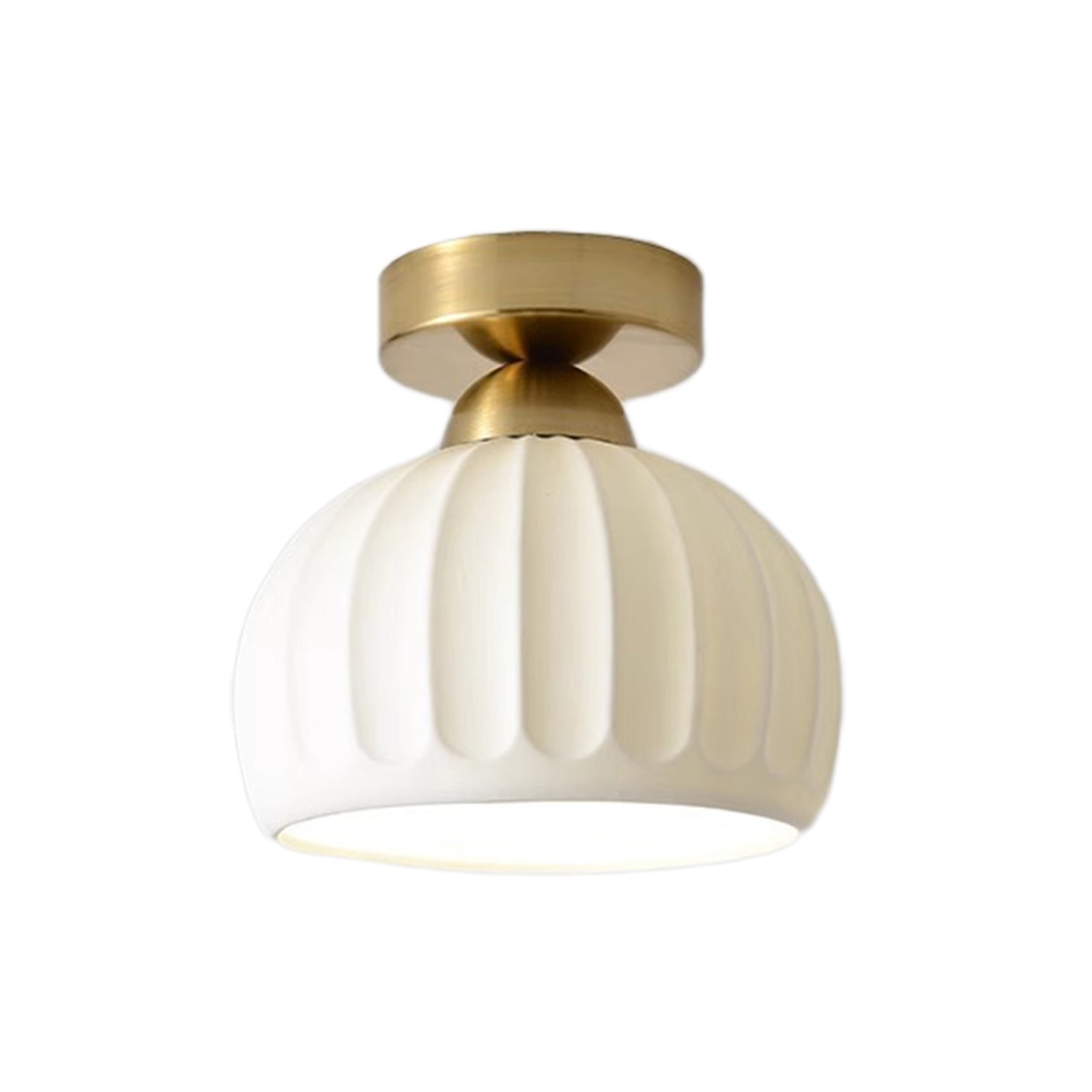 Taotanxi Semi Flush Mount Ceiling Light Fixtures, Ceramic Hallway Close ...