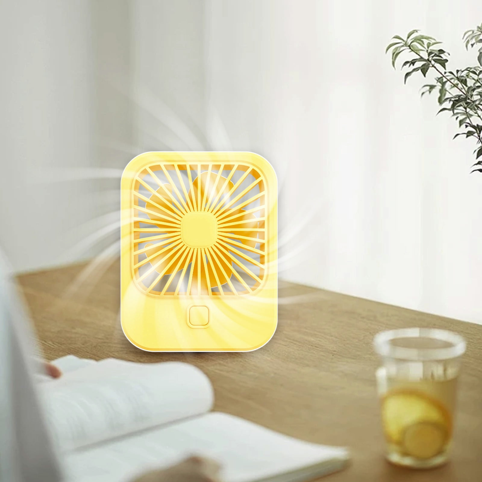 Taotanxi Small Desk USB Fan Operated, 180° Foldable Portable Fan, 3 ...