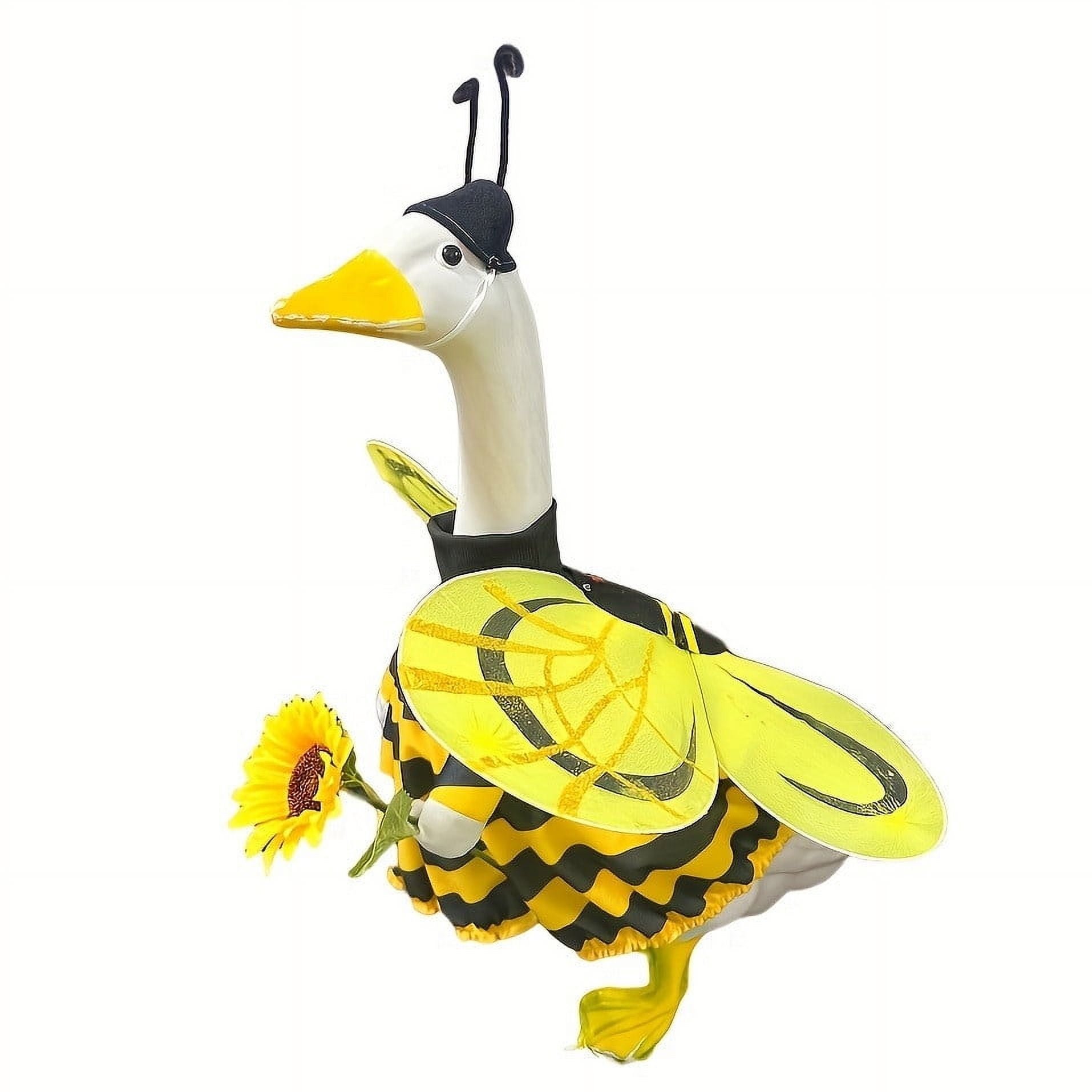 Taotanxi Spring Bee Goose Outfit Lawn Porch Goose Clothes with Wings 23 ...