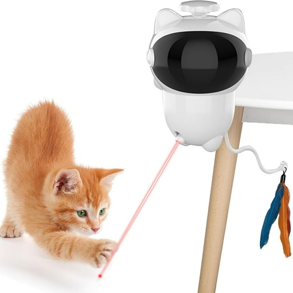 Taotique Automatic Cat Toy Interactive for Indoor, 2 in 1 Cat ...