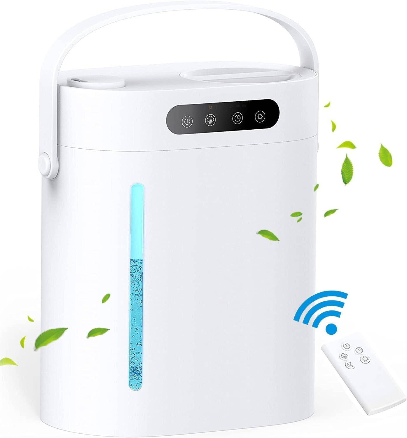 Taotronics 6L Cool Mist Humidifier, Top Fill, Touch Control, 3 Mist ...