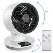 Mainstays 12" 3-Speed Oscillating Table Fan, FT30-8MBW, New, White ...