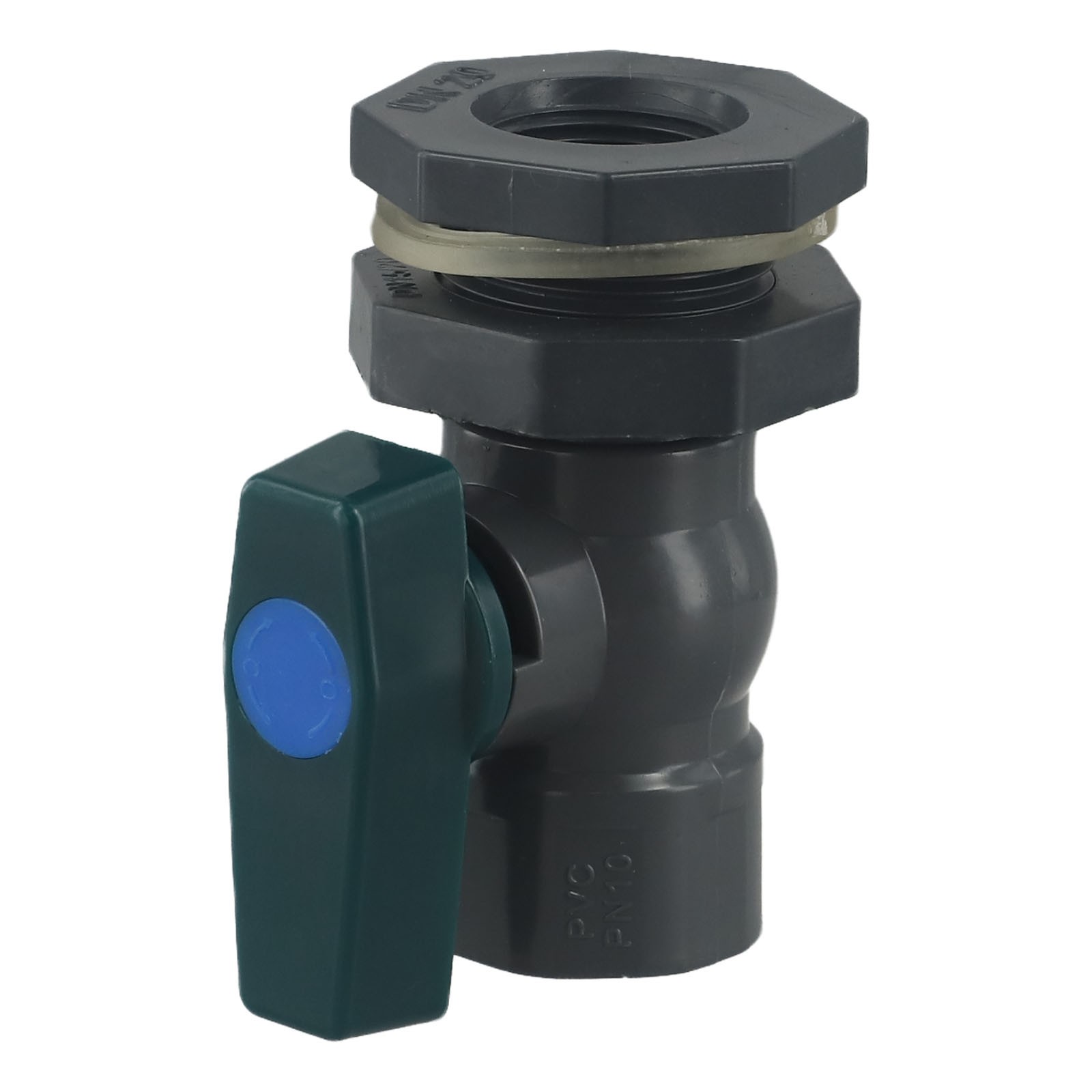 Tap 3/4", PVC rainwater container valve with bulkhead screw connection ...