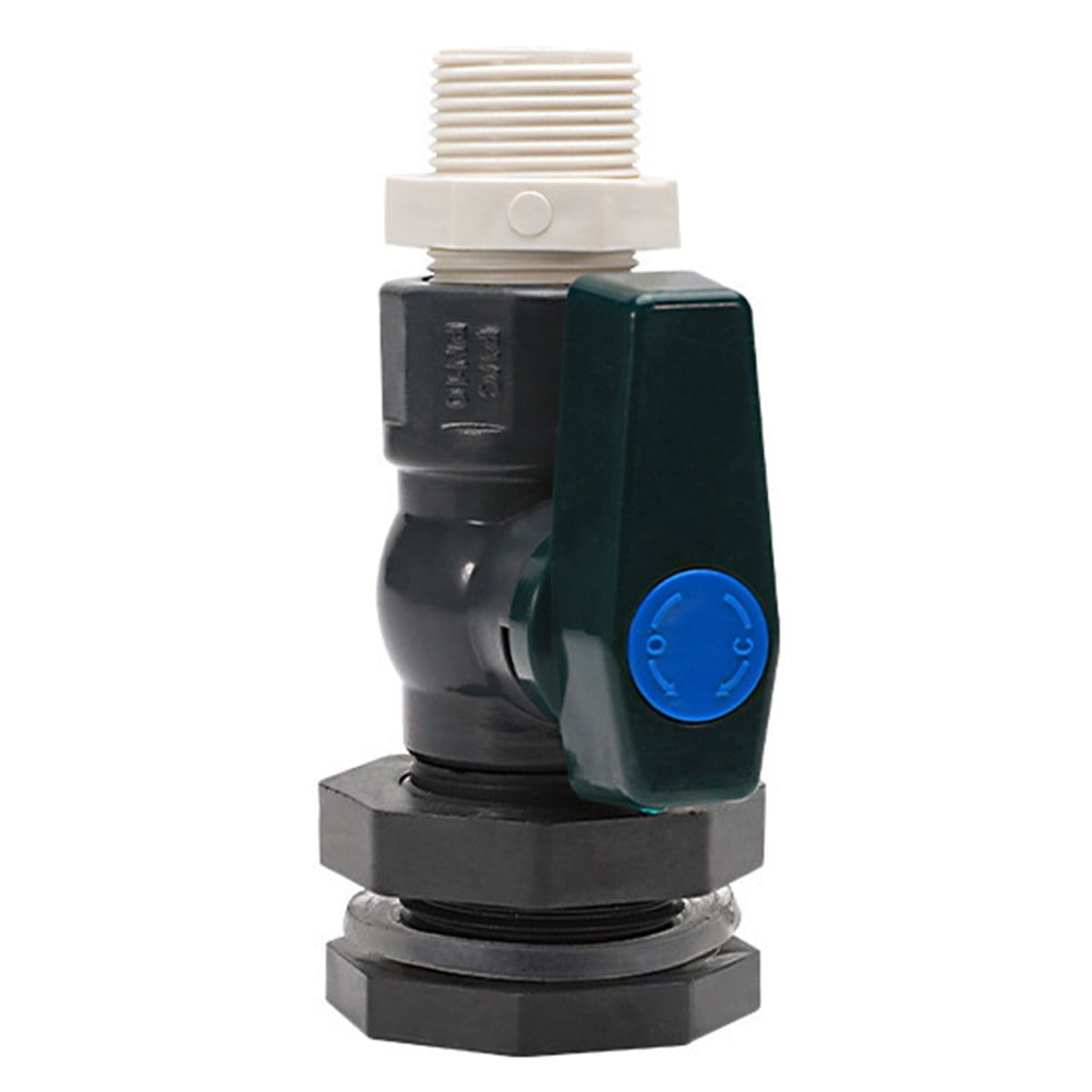Tap 3/4", Pvc Rainwater Container Valve With Bulkhead Screw Connection ...