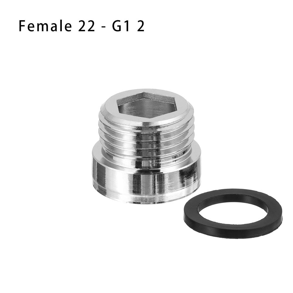 Tap Aerator Connector Metal Outside Inside Thread Water Saving Adaptor ...