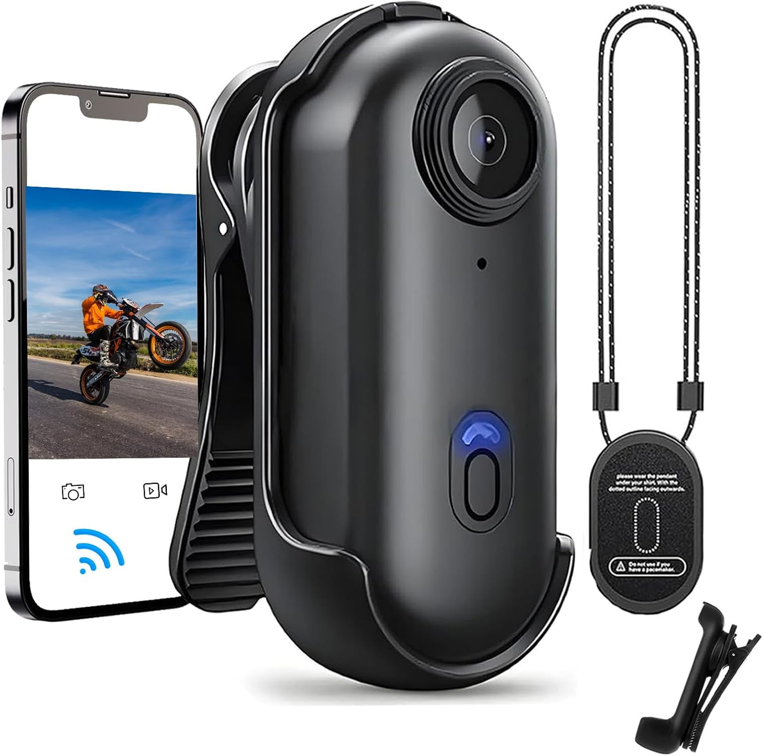 The Tap Cam, Tapcam, Tapcam Pov Camera, HD 1080p/4k Mini Wearable ...