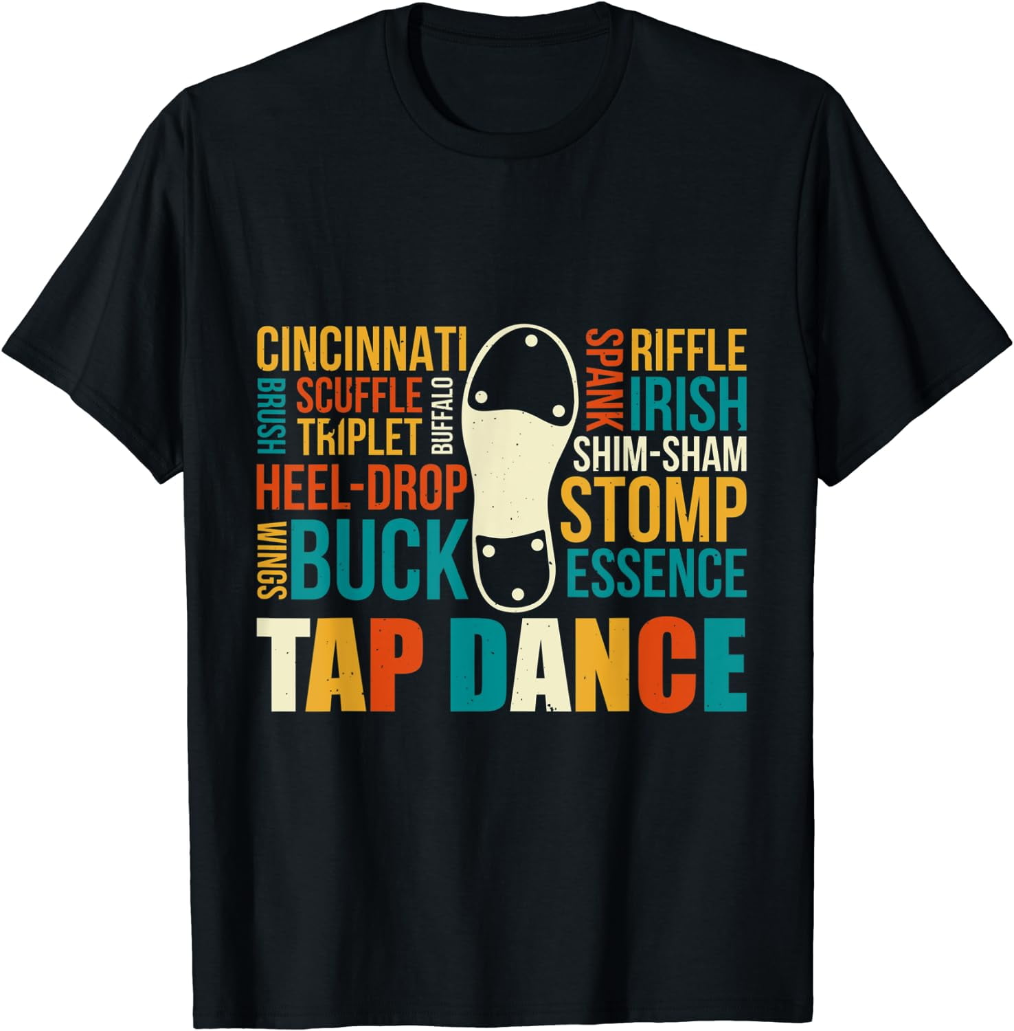 Tap Dance Dancing Studio Dance Practice T-Shirt - Walmart.com