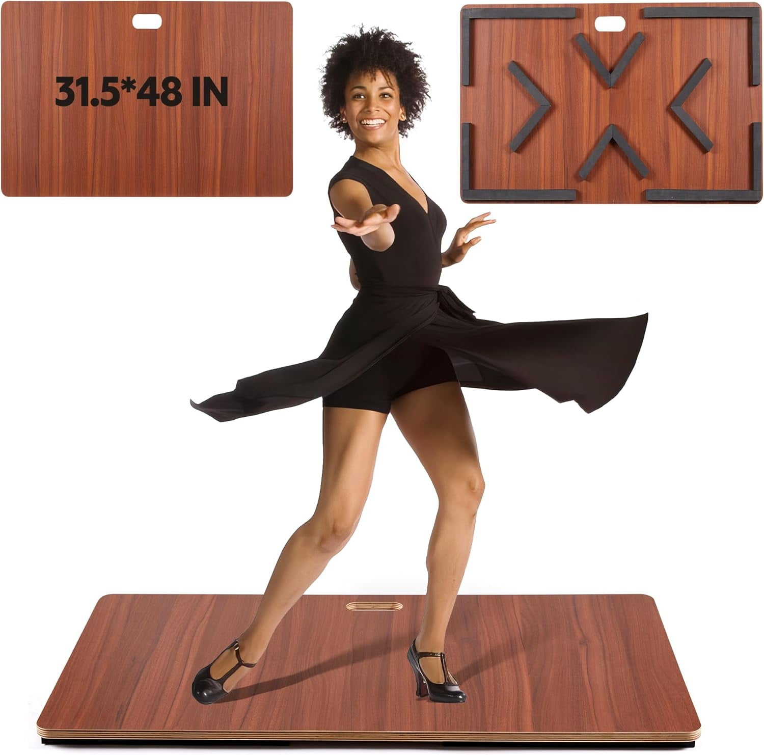 Tap Dance Floor-Portable Dance Floor for Any Surface-Professional Tap Board for Tap Dancing ...