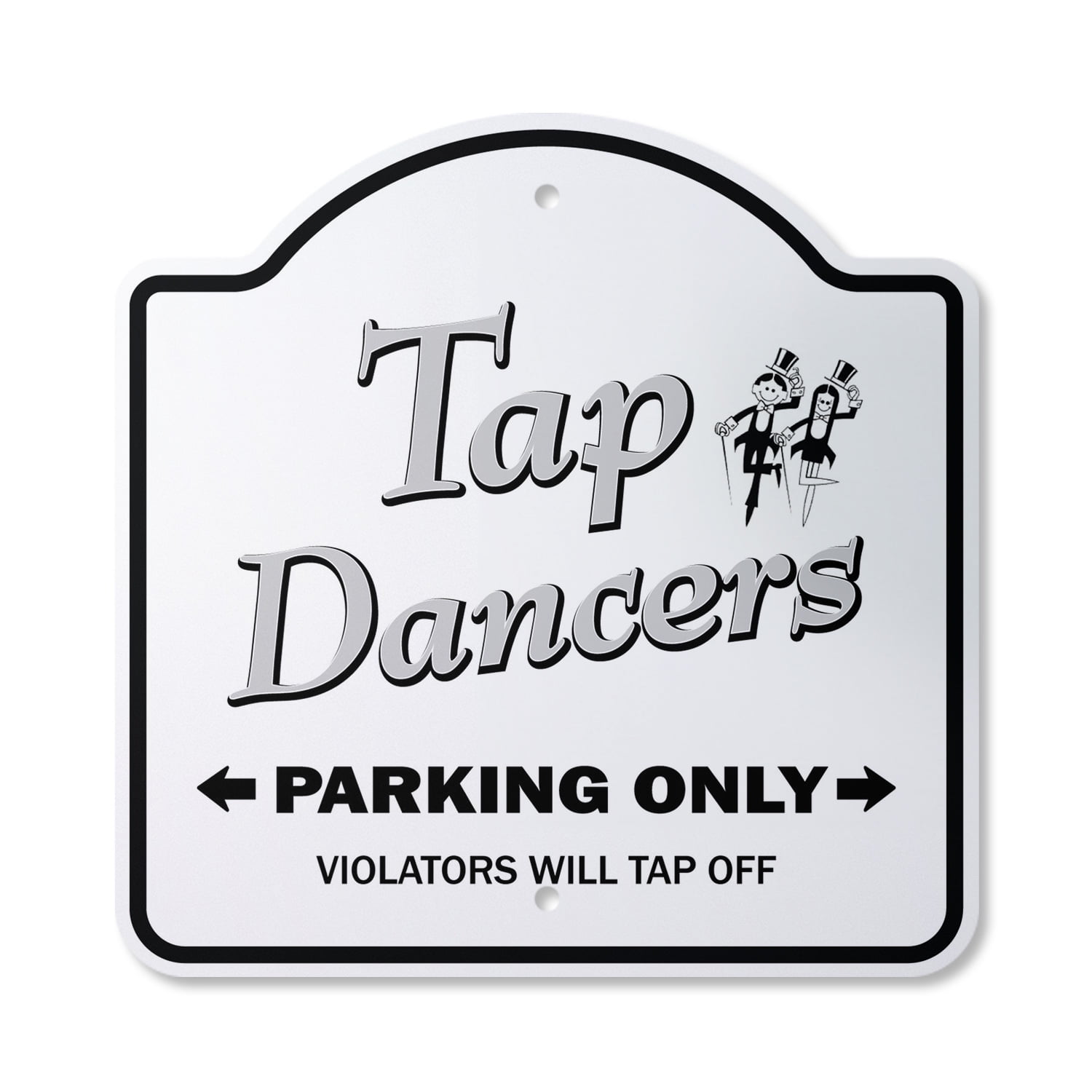 Tap Dancers 12" X 12" Sign | Indoor/Outdoor Plastic | SignMission ...