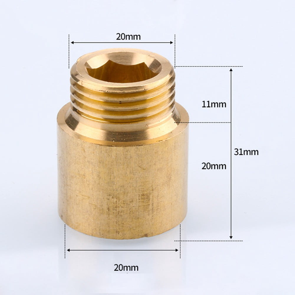 Tap Extension G1/2 Thread Brass Connector for Drinking Water Heating ...