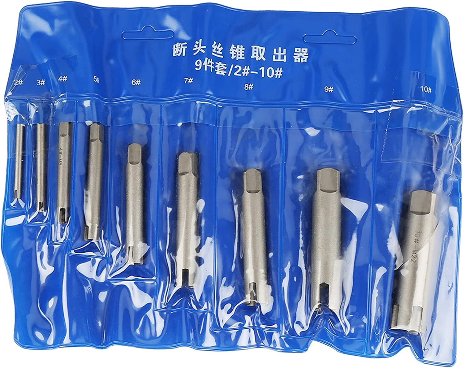 Tap Extractor Set, High Speed Steel Steel Broken Head Taps Remover ...