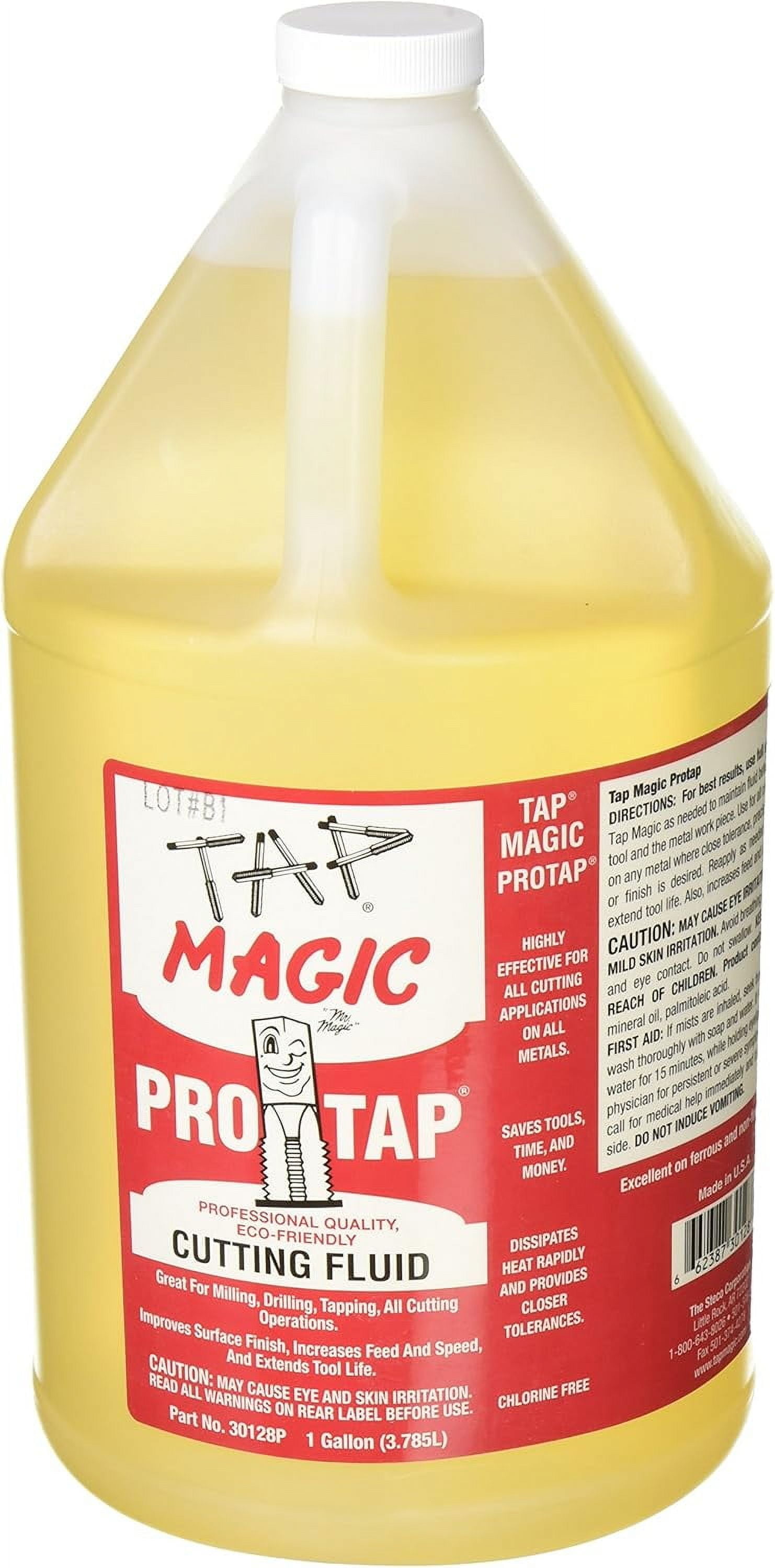 Tap Magic 30128P Protap Biodegradable Fluid with Spout Top, 1 gallon ...
