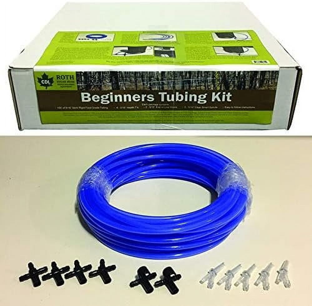 Tap My Trees Maple Syrup Beginner Tubing Kit - 5 Tap Kit - Walmart.com