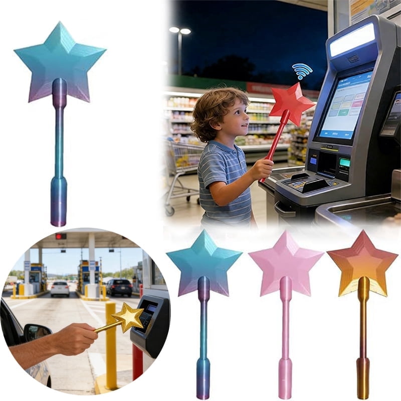 Magic Wand Credit Card Holder, Fairy Wand Tap To Pay Card Holder, for ...