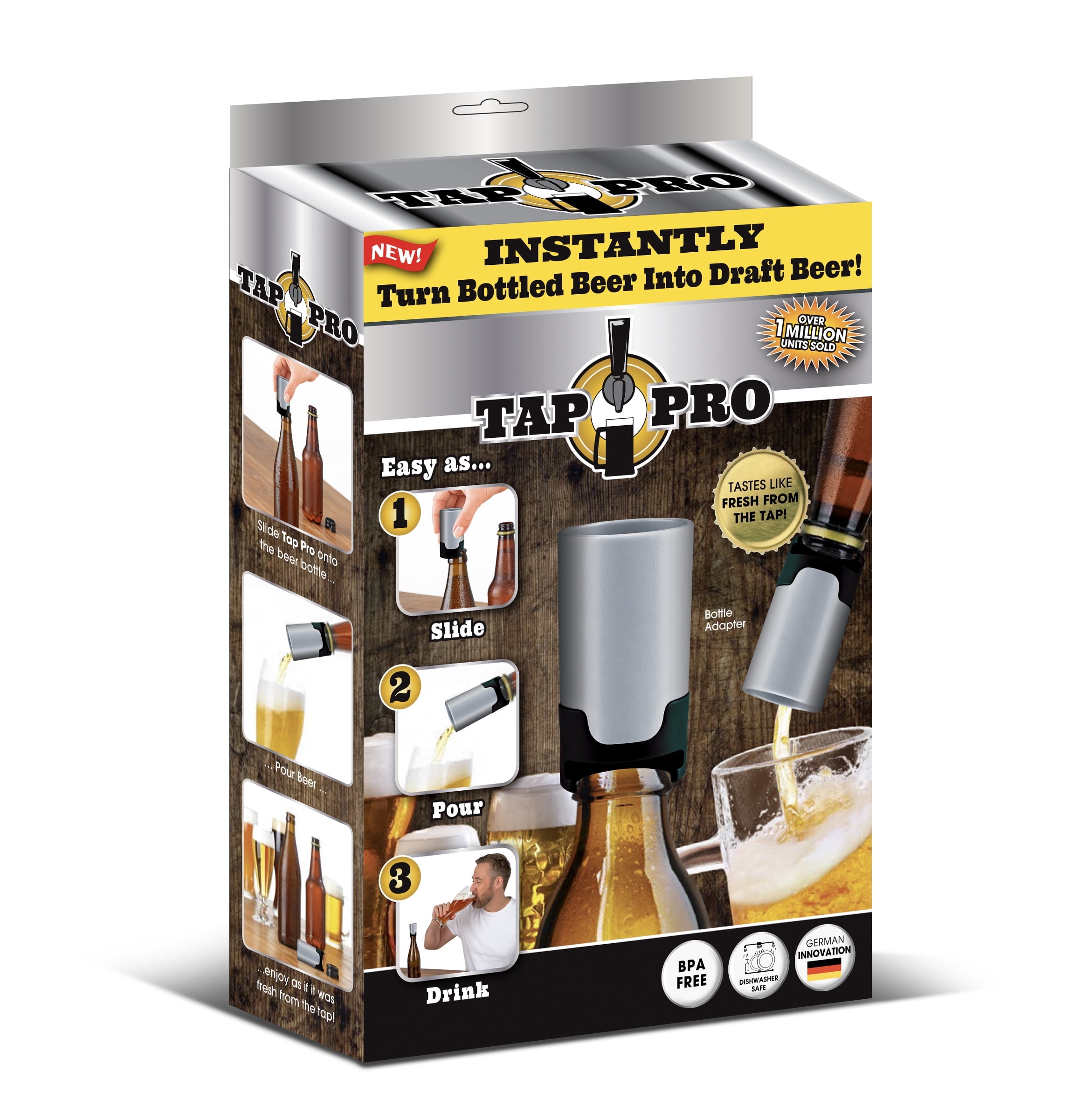 Tap Pro Spout Beer Brewing: Get Draft Beer Flavor from a Bottle ...