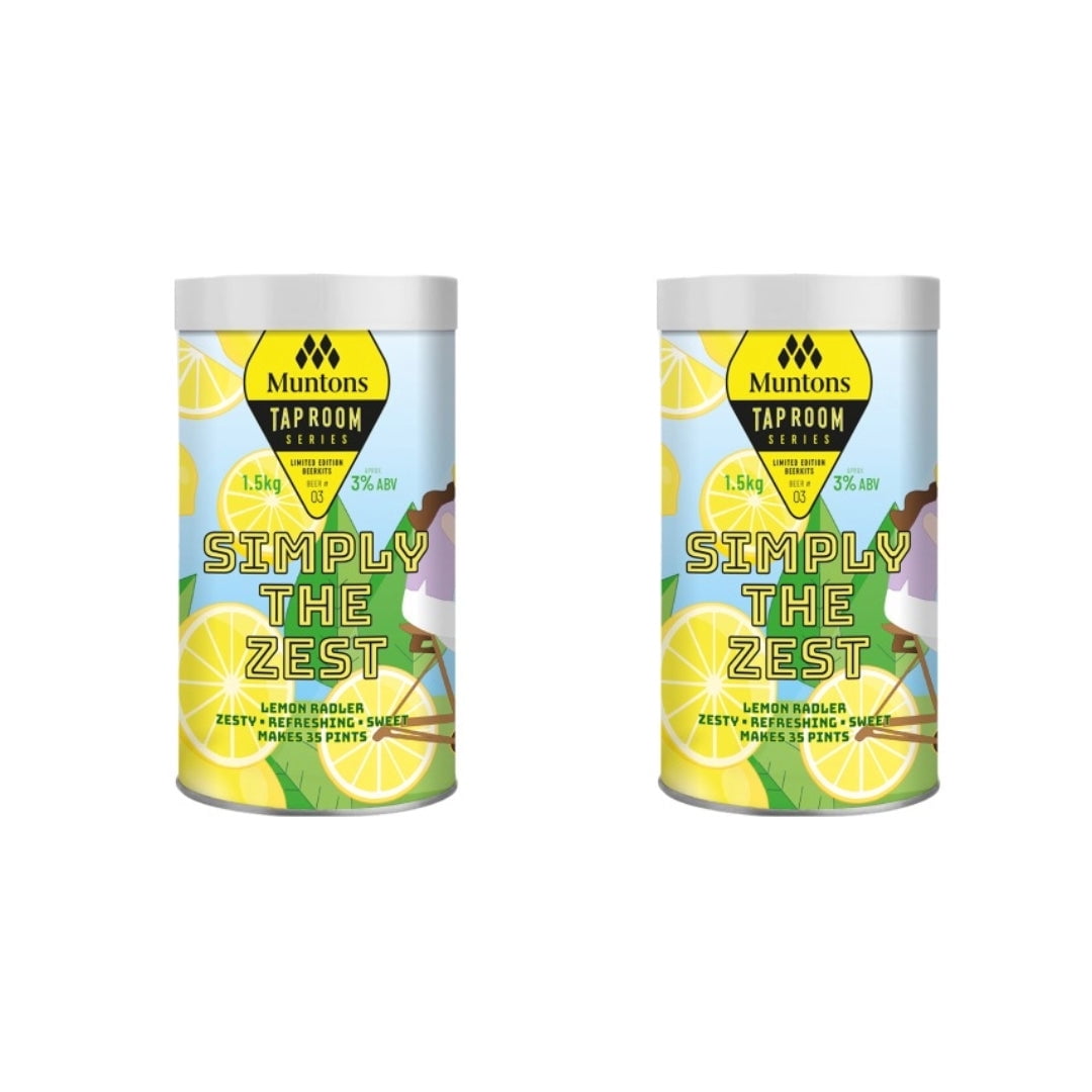 Tap Room Lemon Radler Beer Kit - Refreshing Summer Delight (1.5 kg | 3. ...