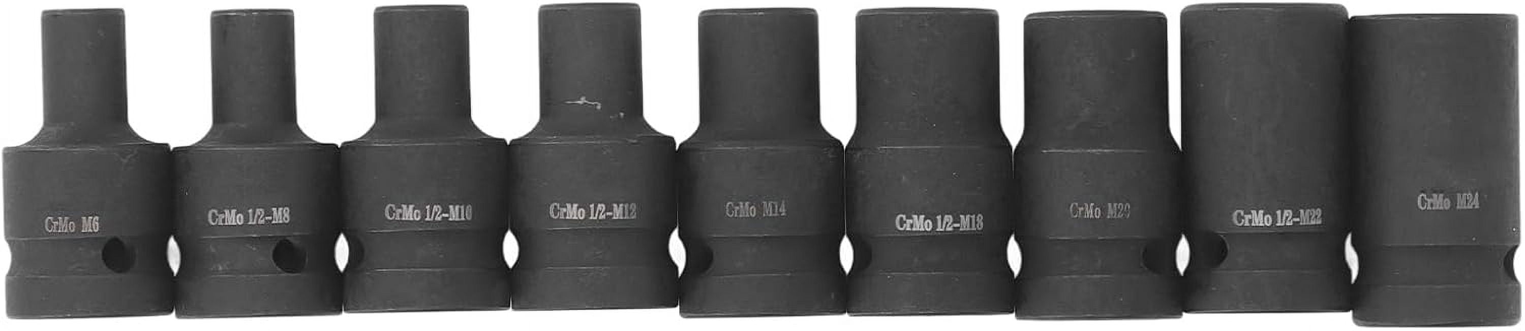 Tap Socket Set, 9Pcs Tap Socket 1/2 Drive Pipe Plug Socket Set, Tapered ...