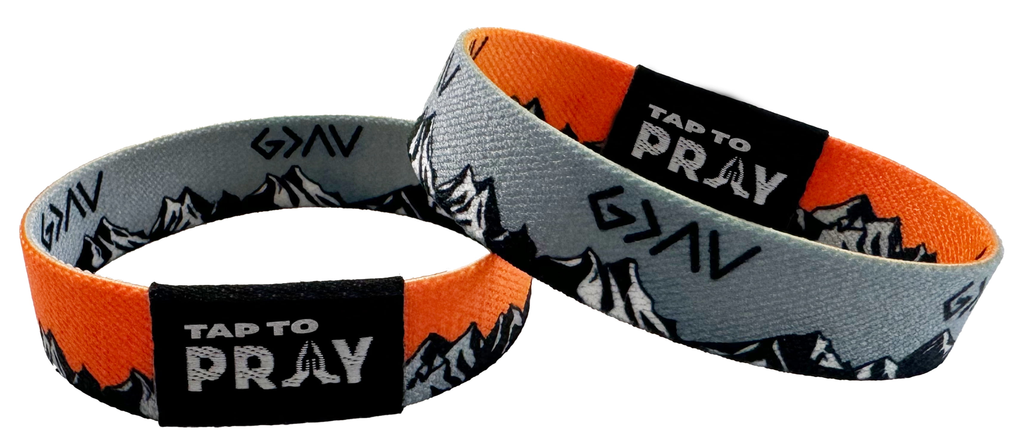 Tap To Pray Wristbands - Tap W/Phone For Daily Verse/Prayer - Walmart.com