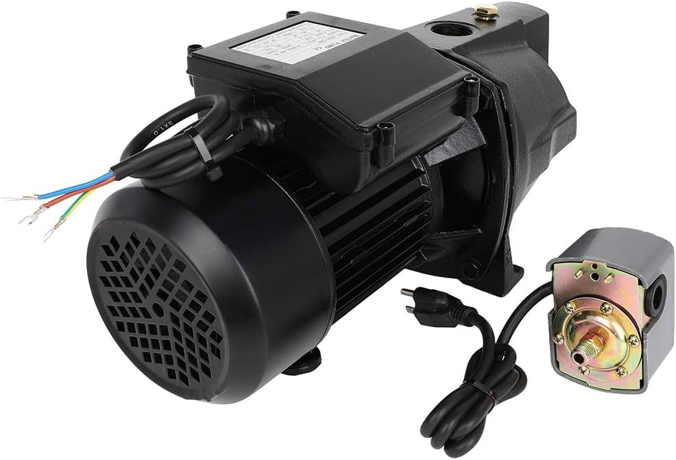 Tap Water Booster Pump 17.6GPM Shallow Well Jet Pump 1 hp Home Garden ...